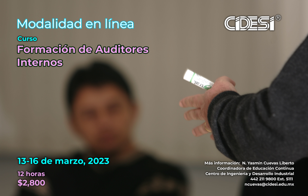 Educación Continua Marzo 2023 - CIDESI