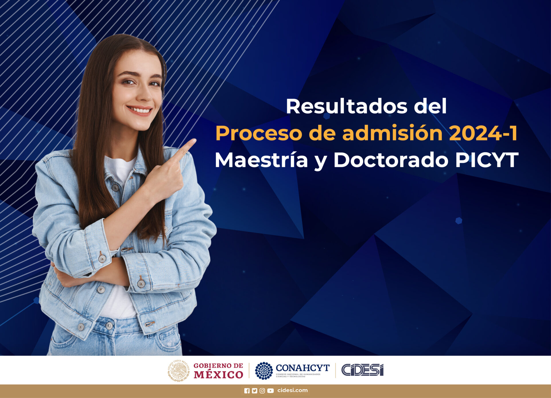 Resultados del proceso de admisión 2024-1 de Maestría y Doctorado PICYT ...