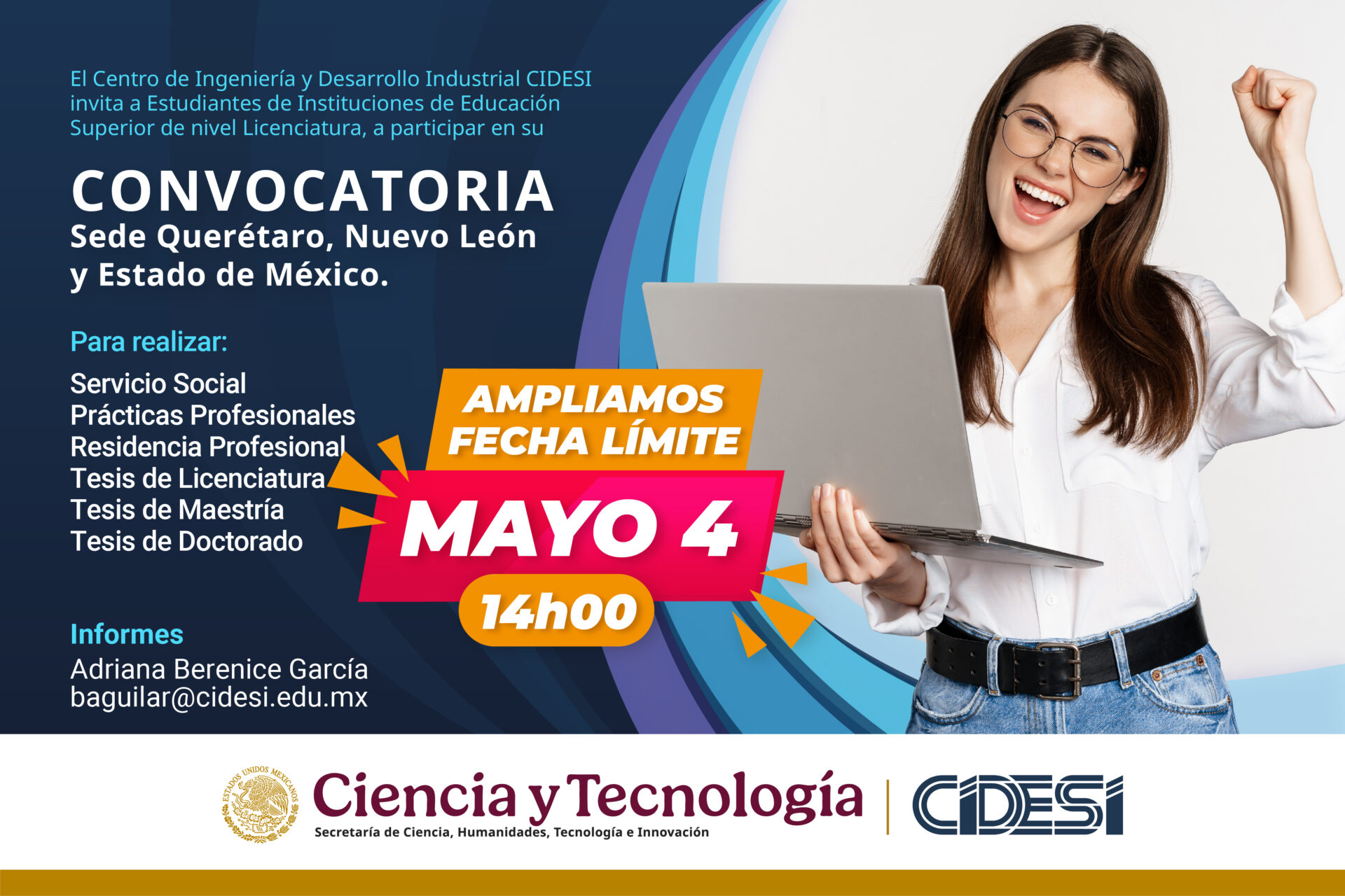 CONVOCATORIA ABIERTA PARA PRÁCTICAS. Se amplia el plazo al 04 de mayo ...